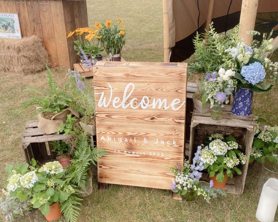 Wooden Wedding A-Frame • Little Wootton