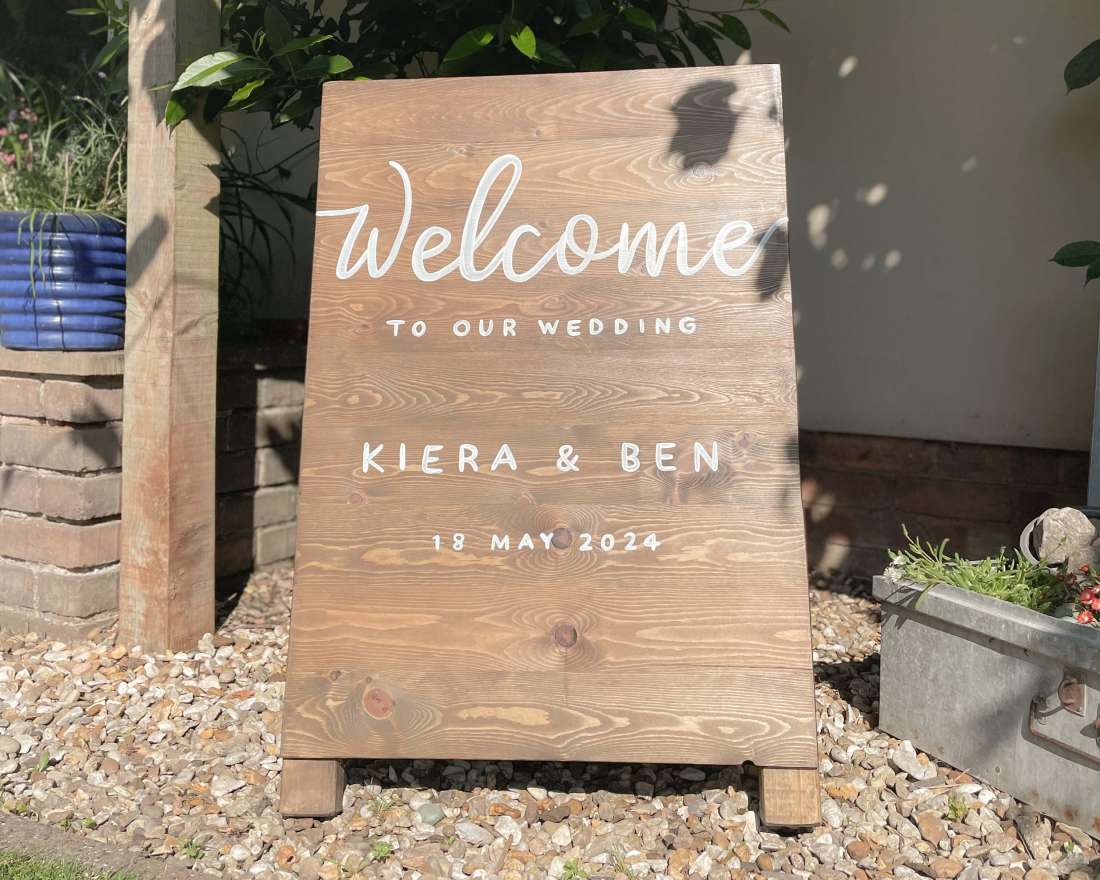 Wooden Wedding A-Frame • Little Wootton