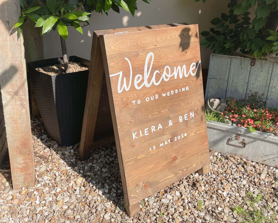 Wooden Wedding A-Frame • Little Wootton