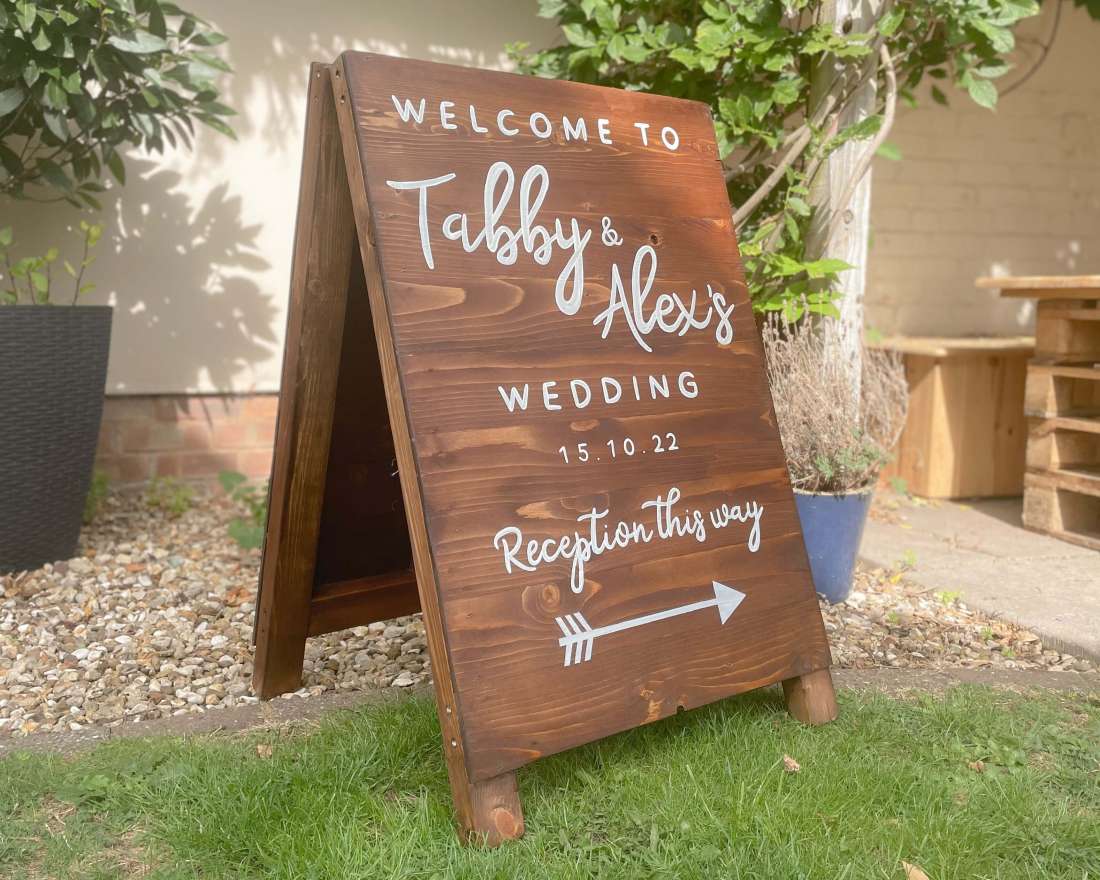 Wooden Wedding A-Frame • Little Wootton