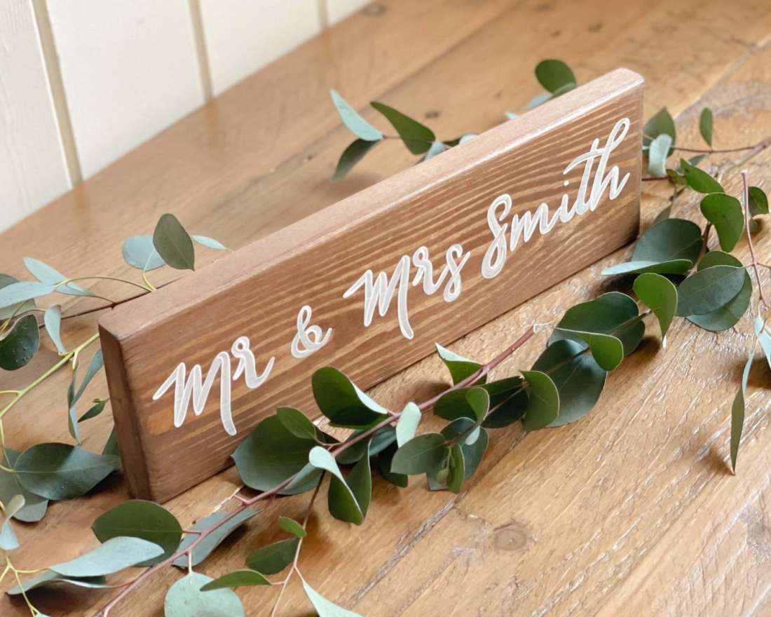 Top Table Sign • Little Wootton