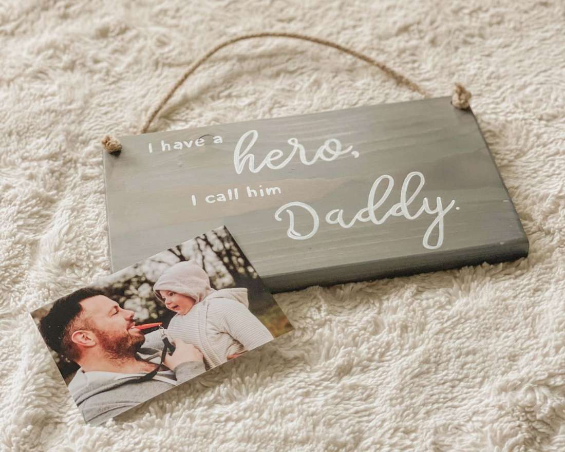 I Have A Hero Sign • Little Wootton